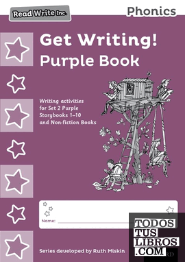 Read Write Inc - Phonics Set 2 Purple Get Writing! Books Pack Of 10 de ...