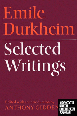 Todos los libros del autor Emile Durkheim