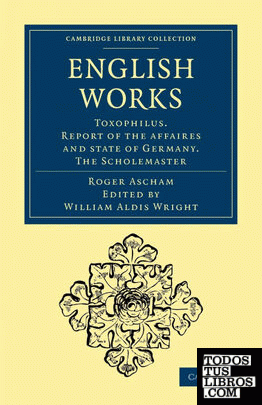 Todos los libros del autor Ascham Roger Roger Ascham