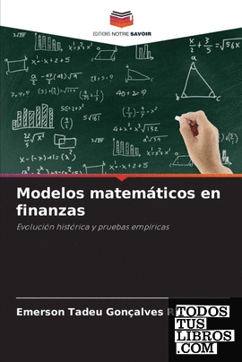 Modelos Matemáticos En Finanzas de Emerson Tadeu Gonçalves Rici 978-620 ...