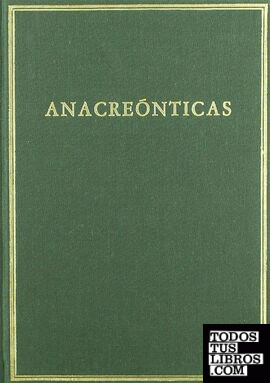 Todos los libros del autor Anacreonte