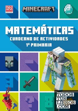 Minecraft Oficial: Cuaderno De Actividades, Matemáticas 1.º Primaria de ...