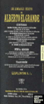 Todos los libros del autor Alberto Magno