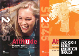 ATTITUDE 2 STUDENTS BOOK AND WORKBOOK CON CD de FUSCOE, KATE 978-970-650-368-8